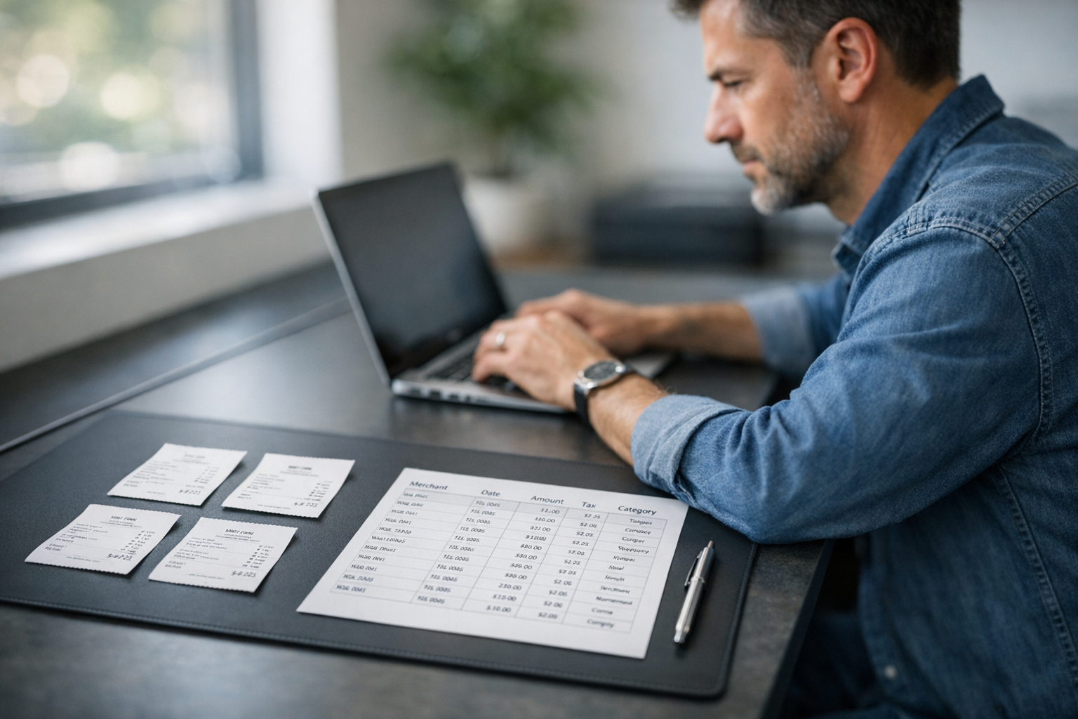 Real-Time Receipt to CSV Conversion